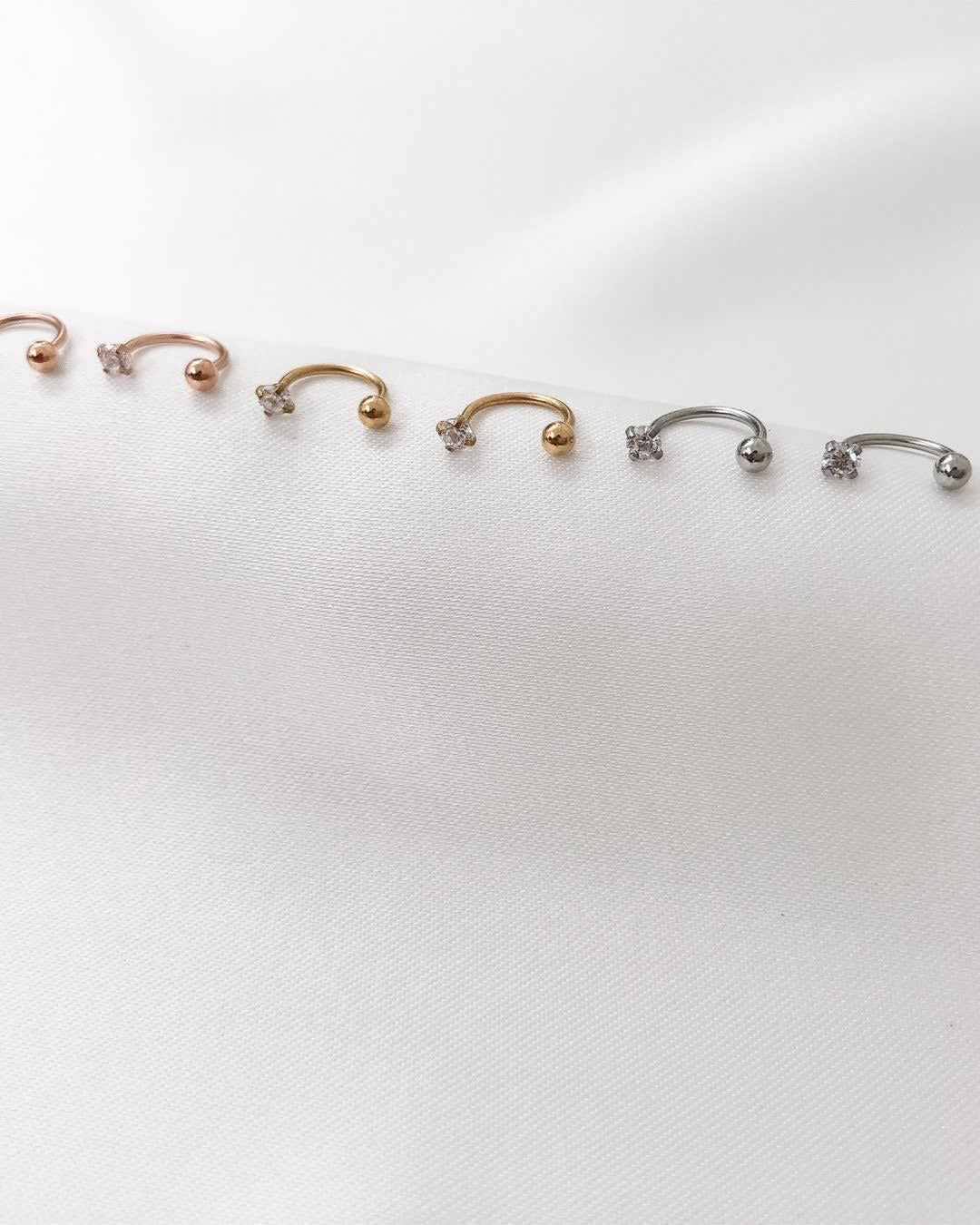 Piercing 6mm – Bijel